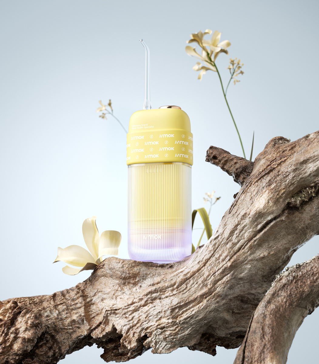 Jimok S5 Yellow Irygator do zębów Żółty | AGD MAŁE \ ZDROWIE I URODA \ HIGIENA JAMY USTNEJ ...